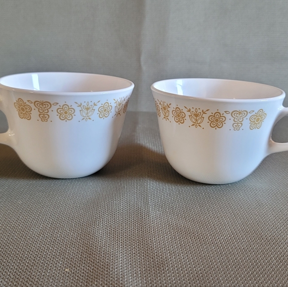 Corelle | Dining | Set Of 2 Vintage Corelle Teacoffee Cups | Poshmark
